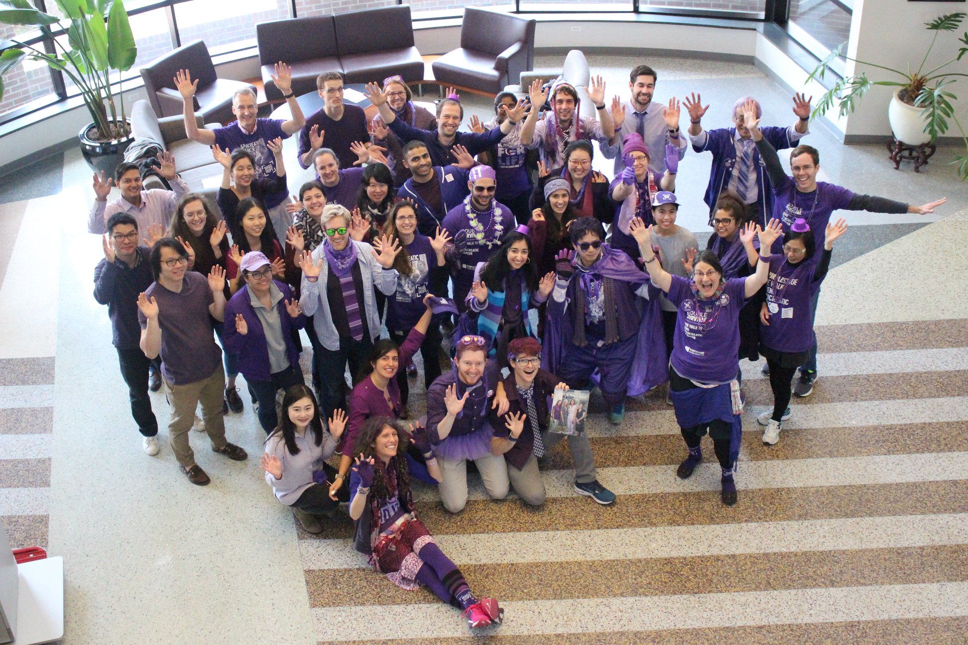Der Lab Goes Purple for Pancreatic Awareness – Der Lab